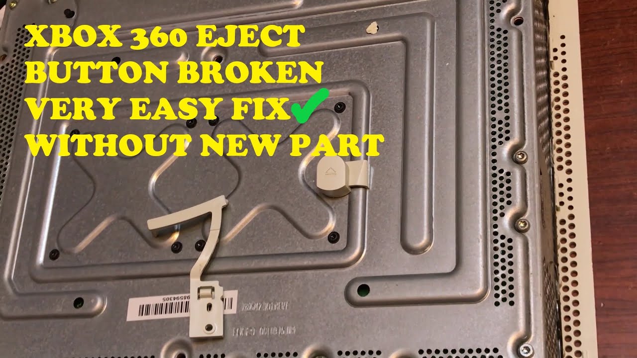 Xbox 360 Arcade Eject Button Broken Easy Fix ✔