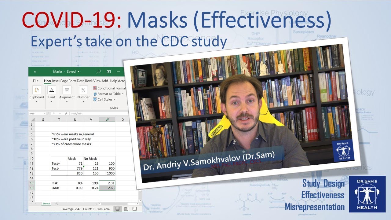 COVID-19: Masks (Effectiveness). The CDC Study.
