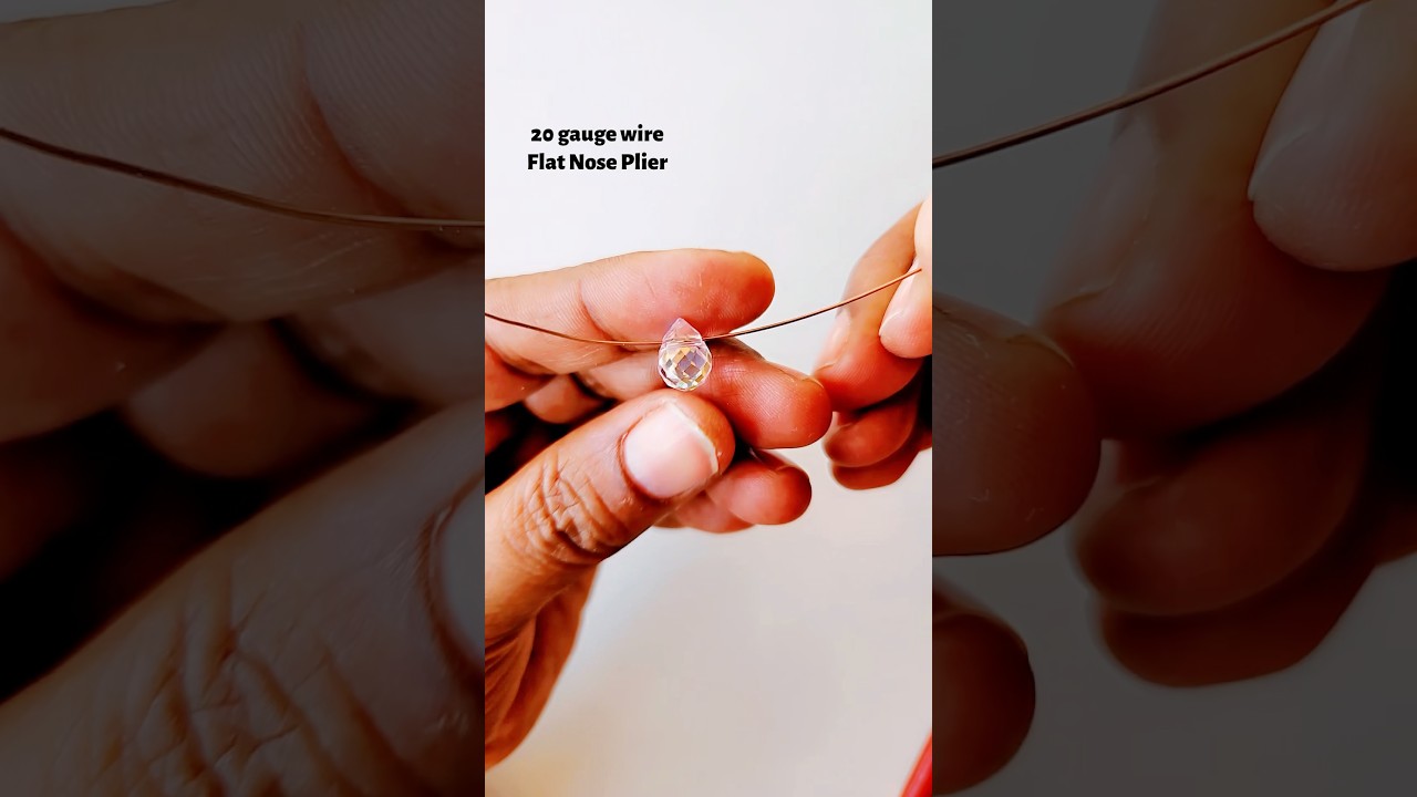 How to wire wrap Briolette’s easily? #wirewrapping #wirewrappingtutorial