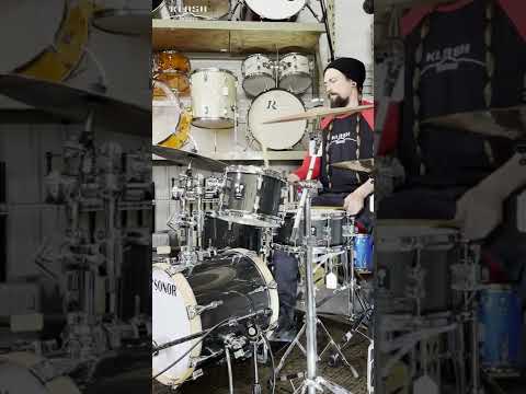 Sonor 4pc AQX Micro Drum Set Red Moon Sparkle | Reverb