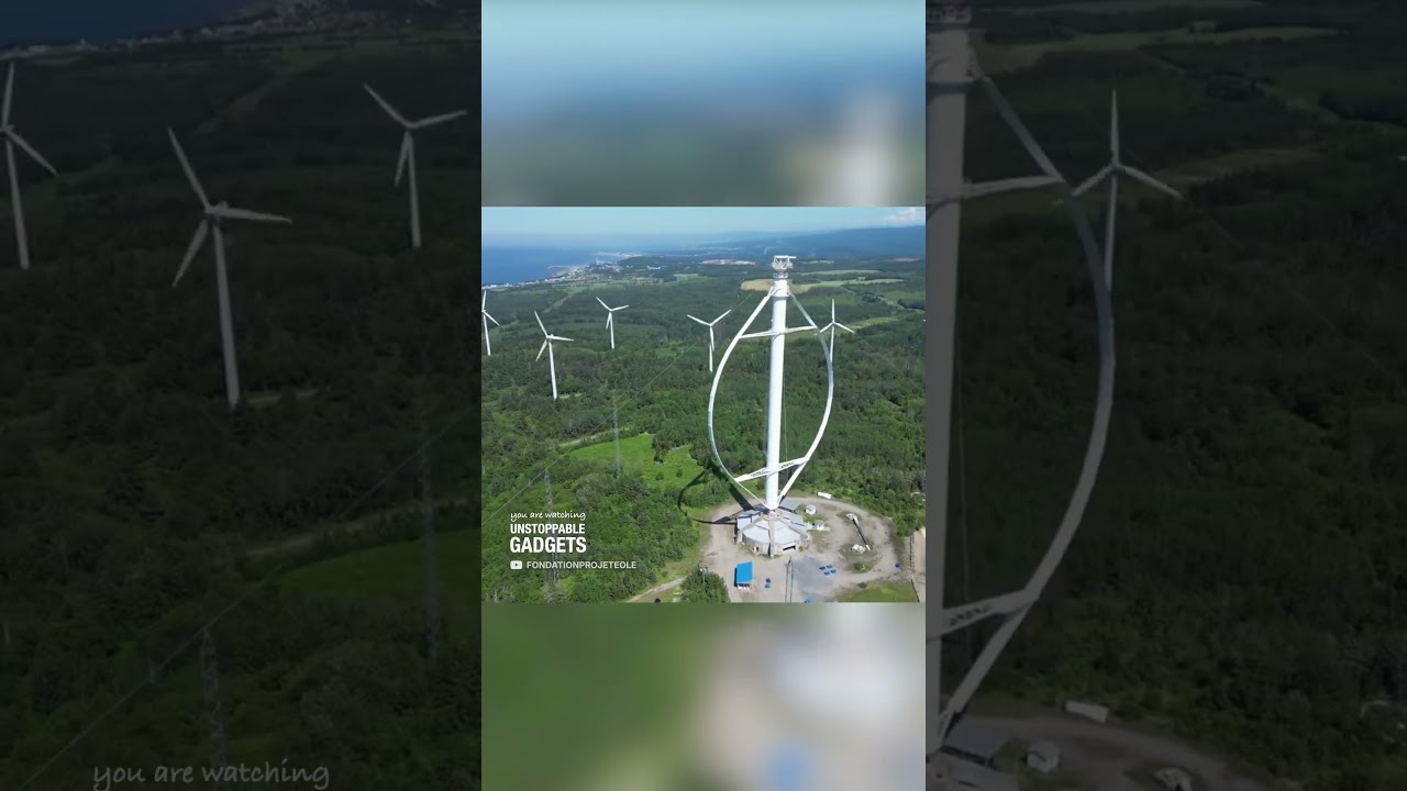 This is the largest vertical axis wind turbine in the world