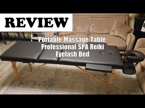 Portable Massage Table Review: Pro SPA Bed with Accessories, Black 2025