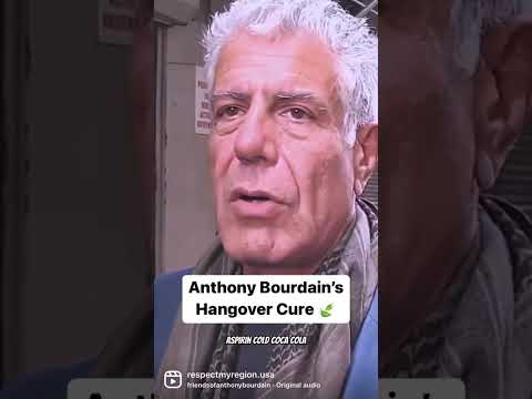Anthony Bourdain's Hangover Cure #cannabisindustry #shorts #northamericanweedtour