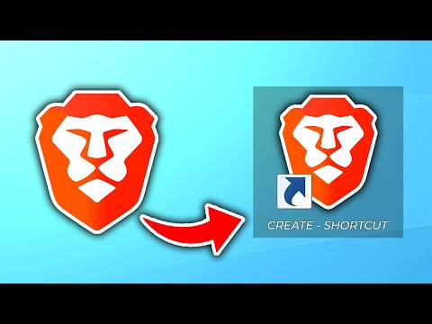 How To Create Desktop Shortcut In Brave Browser - TO ANY LINK