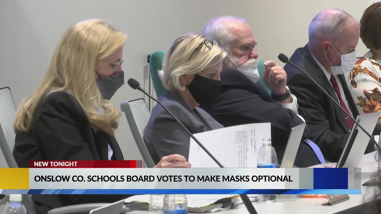 Onslow County Schools board votes to make masks optional starting Monday