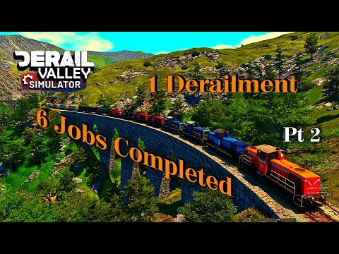 Steam Community :: Video :: [Derail Valley] Six Jobs Completed, 10 DH4s & 2 DE2s & 1 Derailment ...