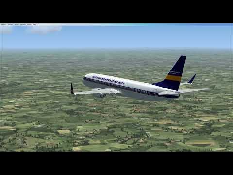Captain RedSky - Flight 737 landing at heathrow,London Airport [simulation]