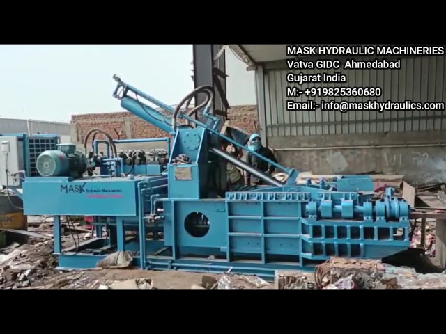 Metal Shear Baler - Double Action Top Ejection Metal Shear Baler For ...