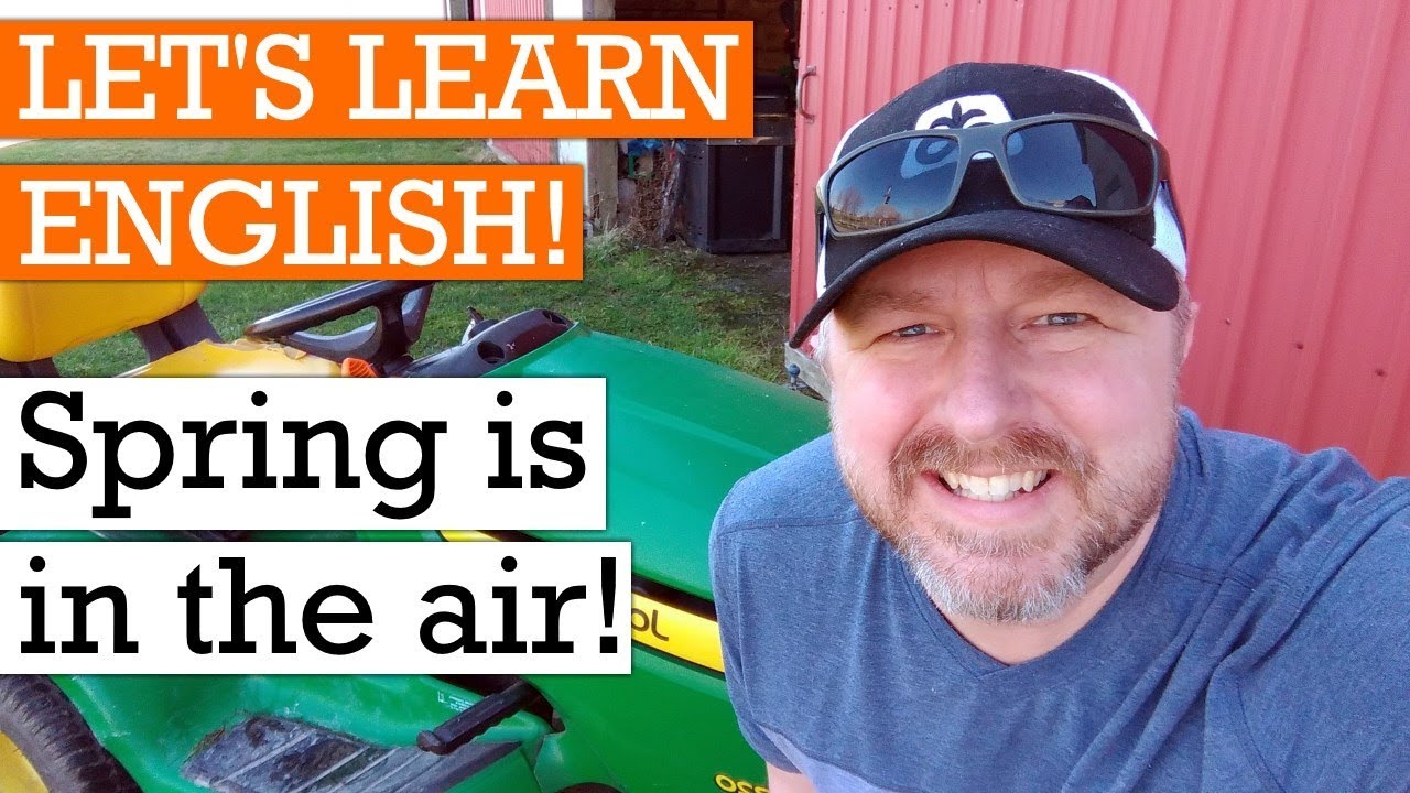It's Spring! Let's Learn English Outside! An English Lesson about the Season of Spring
