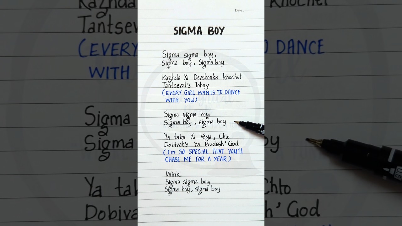 Betsy, Мария Янковская- Sigma Boy (Lyrics+ English Translation)            #sigmaboy #betsy #lyrics