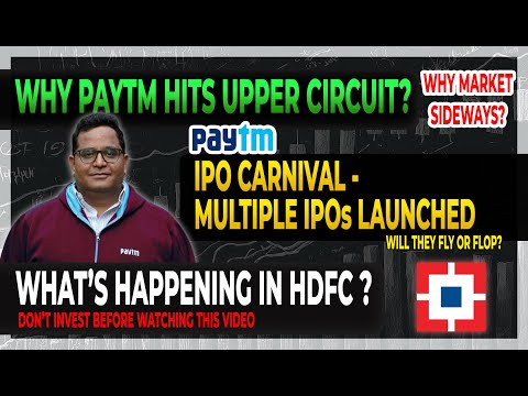 Jana Small Financing Bank IPO News | Paytm Stock Surges 10% | HDFC Bank Investments
