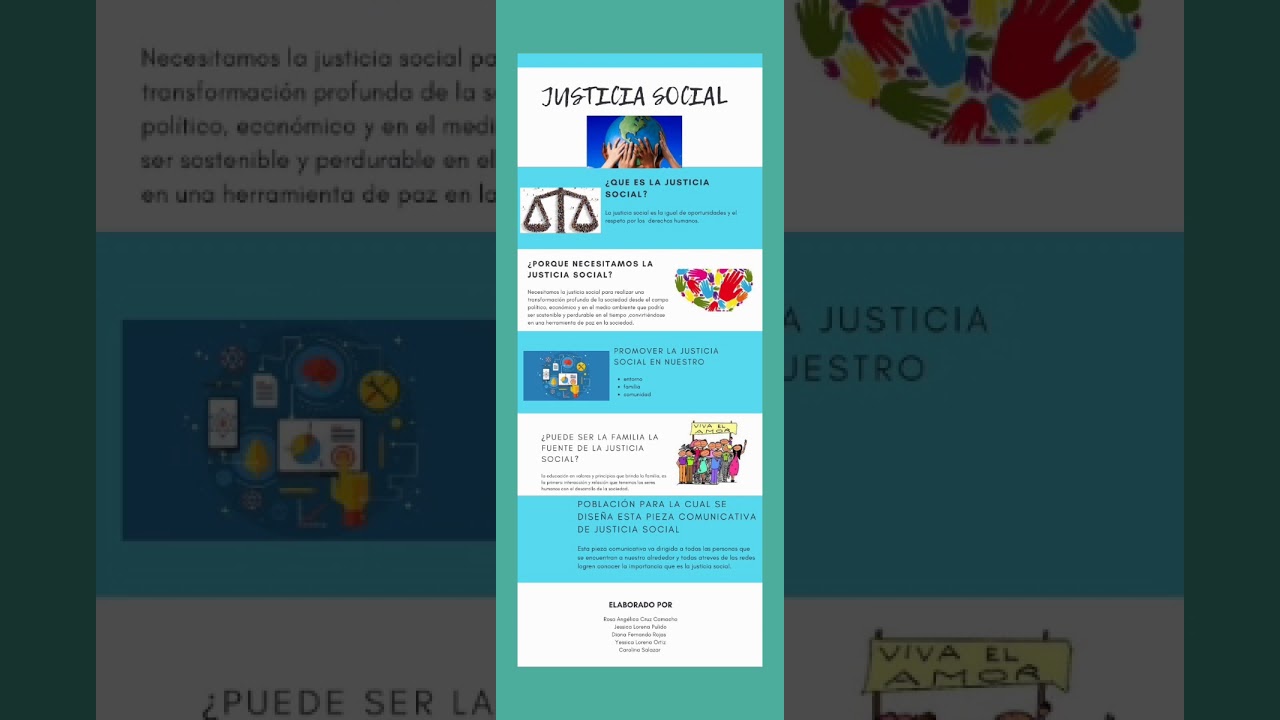 infografía  de  justicia  social