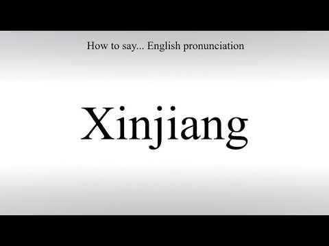How To Pronounce Xinjiang - How To Say: American pronunciation
