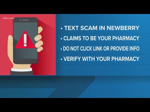 New text scam spoofing prescription refill notifications, Newberry Sheriff's Office warns