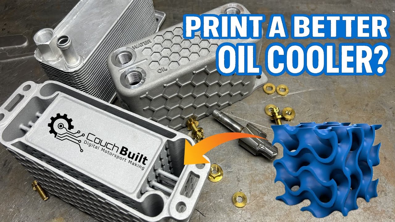 3D Printed oil cooler without $30k software? Mistakes were made - Building a 13B Rotary BMW i8: EP15