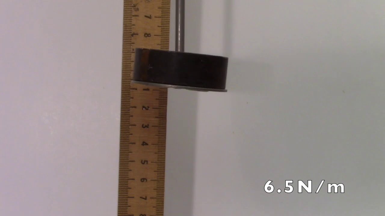 Demo 10205: Hooke's Law