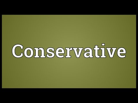 Conservative Meaning