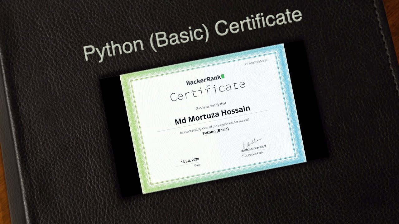 Python Basic Certificate #hackerrank