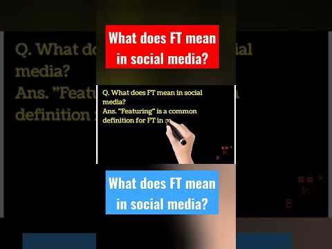 What does FT mean in social media? @successful_thoughts