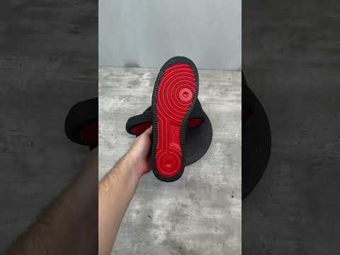 How to make Red Bottoms Nike Air Force 1 #youtubeshorts #ytshorts #art #diy #sneakers #shorts #craft