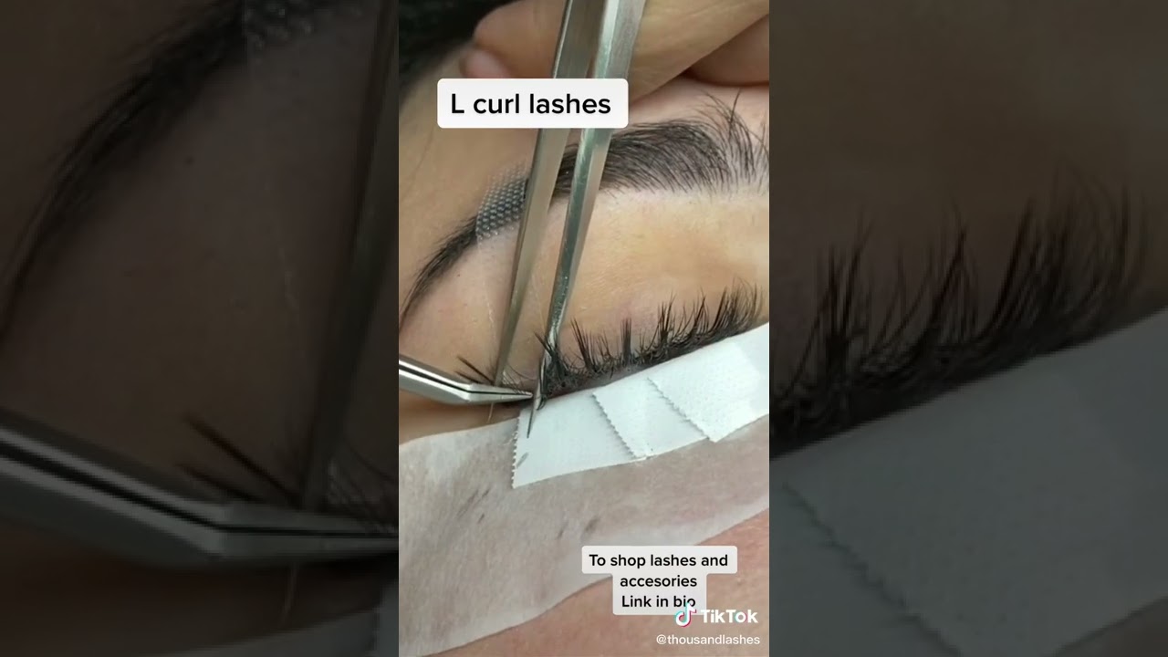 Lash Supply: L curl lashes
