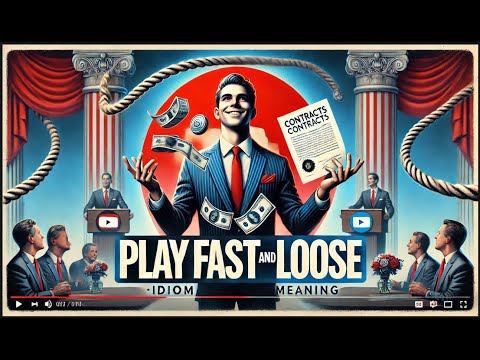 Play Fast and Loose | Idiom | Meaning | Definition | Example Sentences | Origin | History