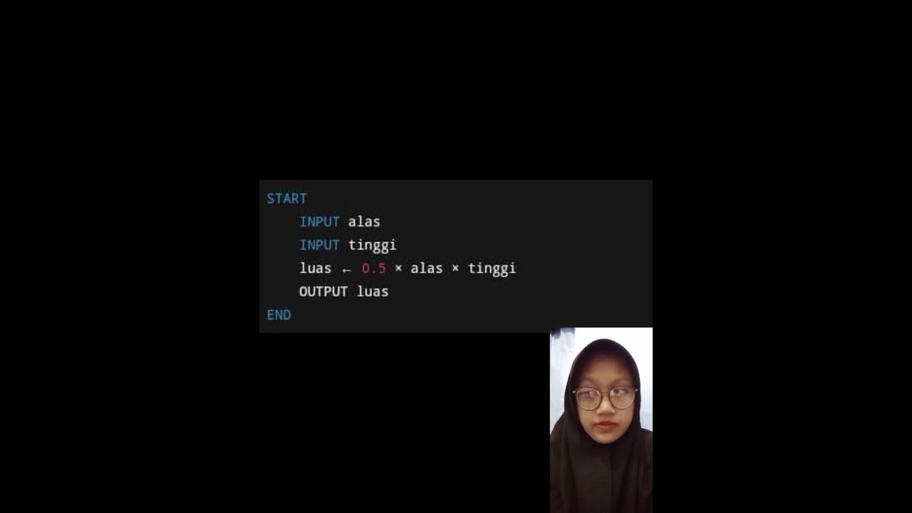 Implementasi Algoritma Menghitung Luas Segitiga (Flowchart, Pseudocode, dan Program)