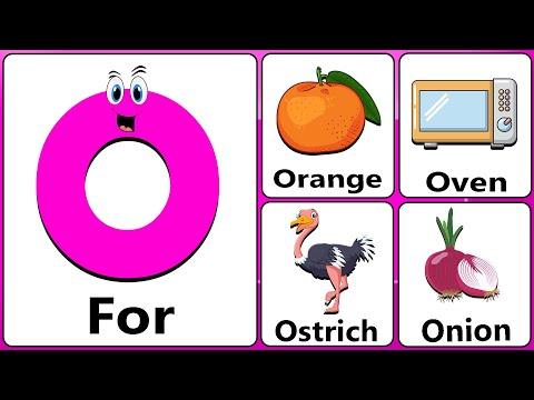 Words That Start With Letter O | O Words Vocabulary | Kids Learning Video 10 Words From O