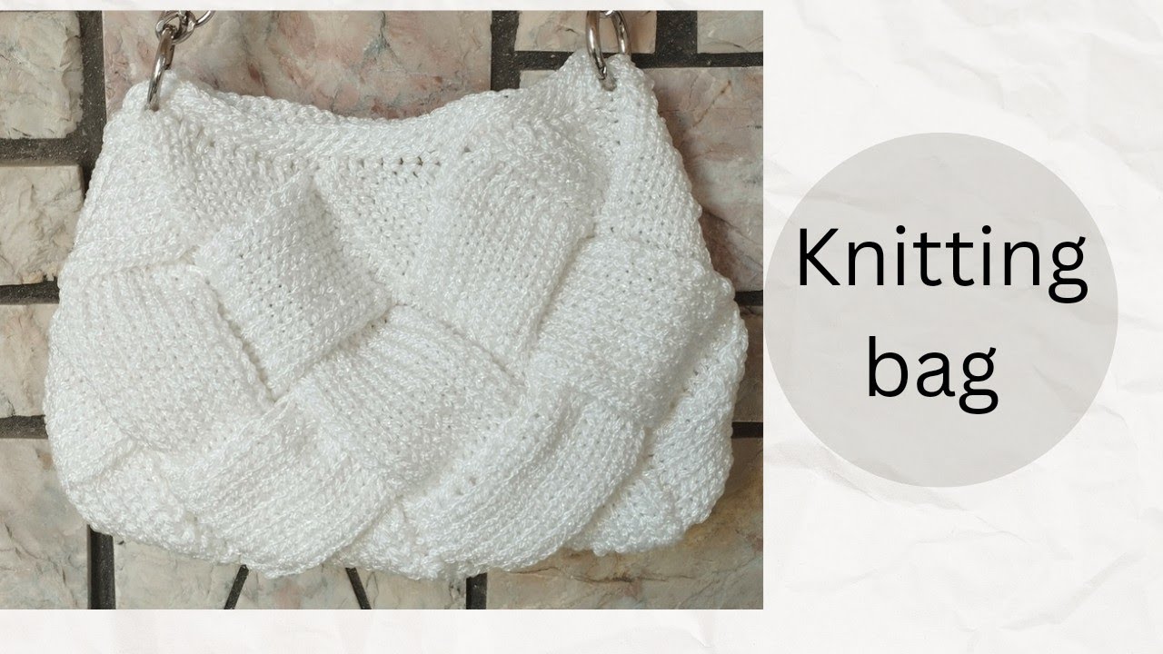 Entrelac knitting bag tutorial/part 2