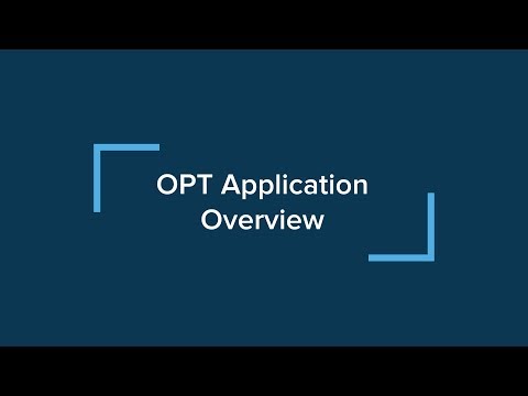 ISSO F-1 Post-Completion OPT, Part 4: OPT Application Overview