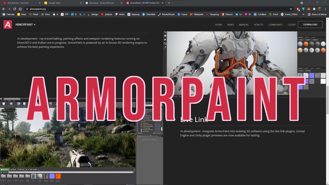 VideoGuide - How to Install Armorpaint, Free Opensource, GitHub, Git, JSNode, Microsoft VisualStudio
