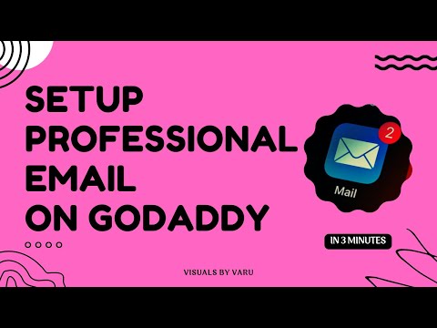 How to setup Professional Email address on GoDaddy | Beginners WordPress Tutorial