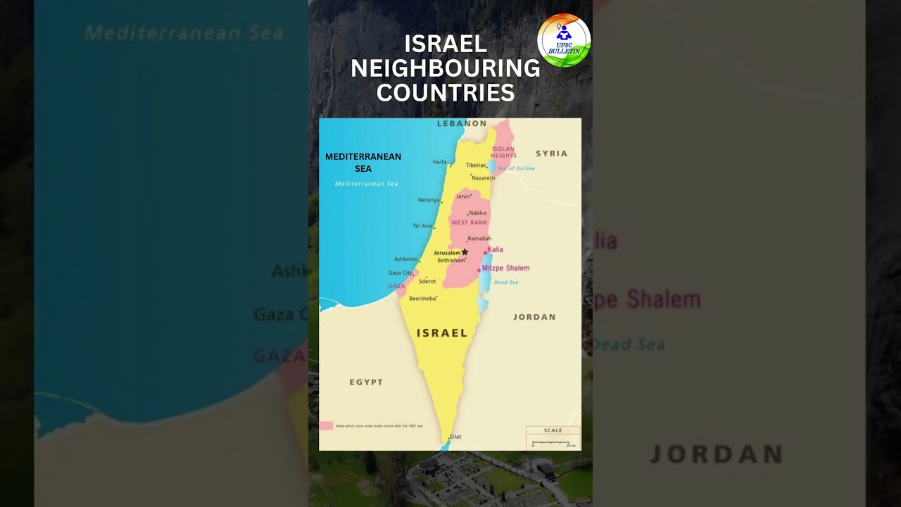ISRAEL POLITICAL MAP #shortsfeed #shortsviral