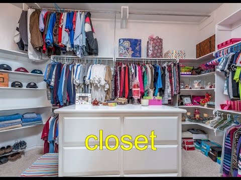 Learn the word "closet". See, Hear and Remember. English Vocabulary
