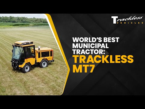 World's Best Municipal Tractor: The Trackless MT7