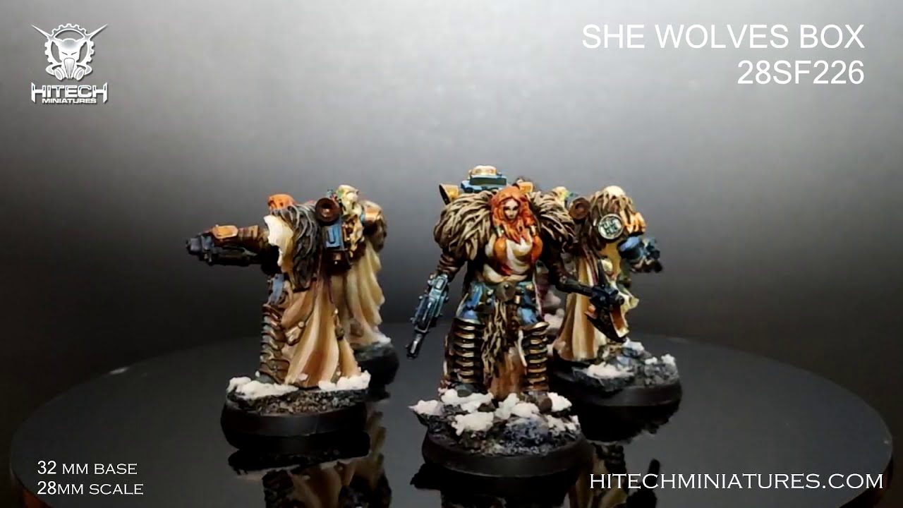 Hitechminiatures - SHE WOLVES box painted