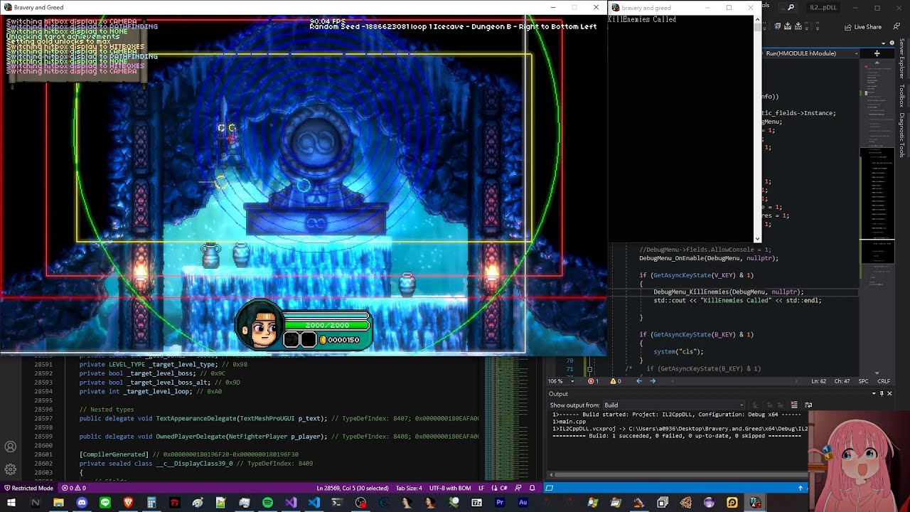 Unity Game il2cpp using Developer function