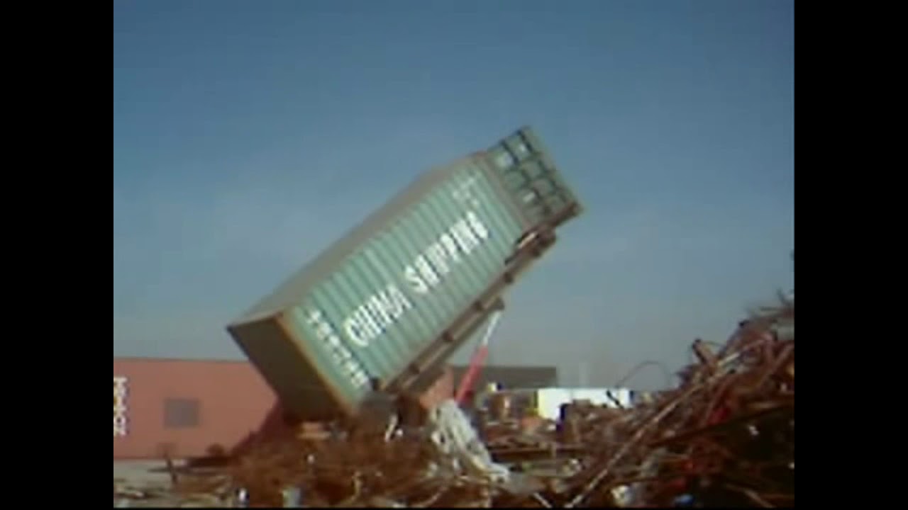 Volteador de containers de 20 pies