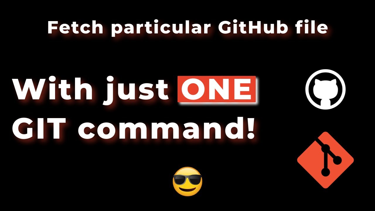 Fetch GitHub repo files with just ONE Git command | No need of cloning | 2021
