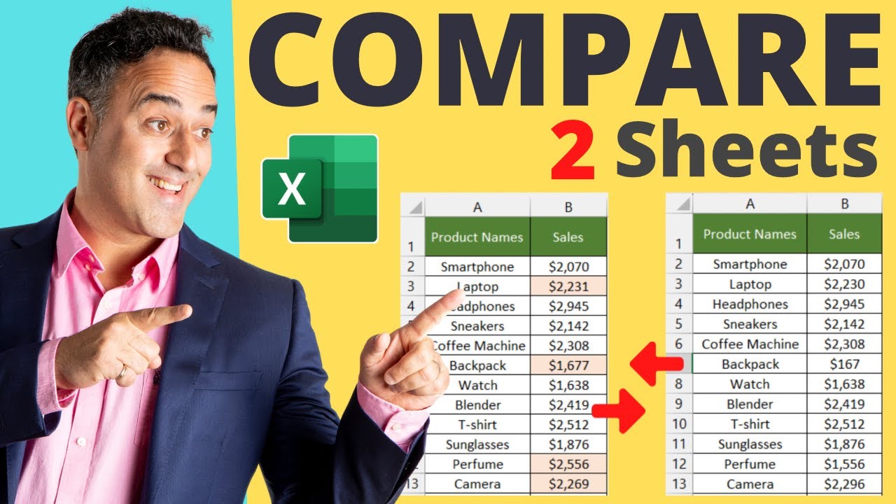 3 Ways to Compare Two Worksheets in Excel for Efficient Data Comparison and Consolidation