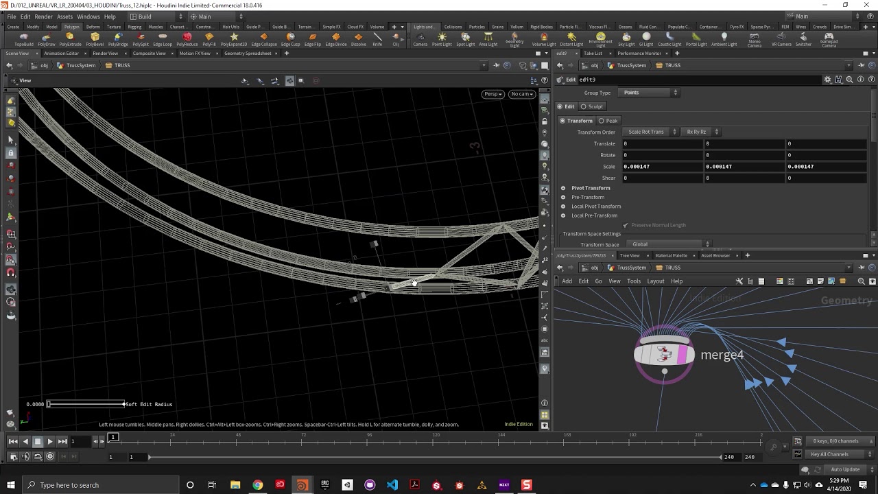 TRUSS in Houdini