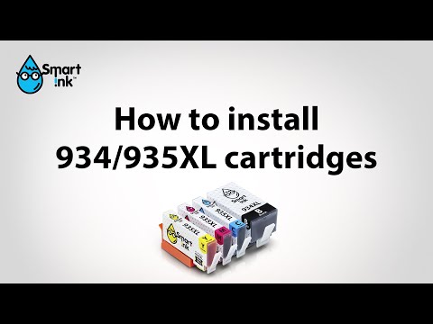 How to install HP 934XL compatible ink cartridges?