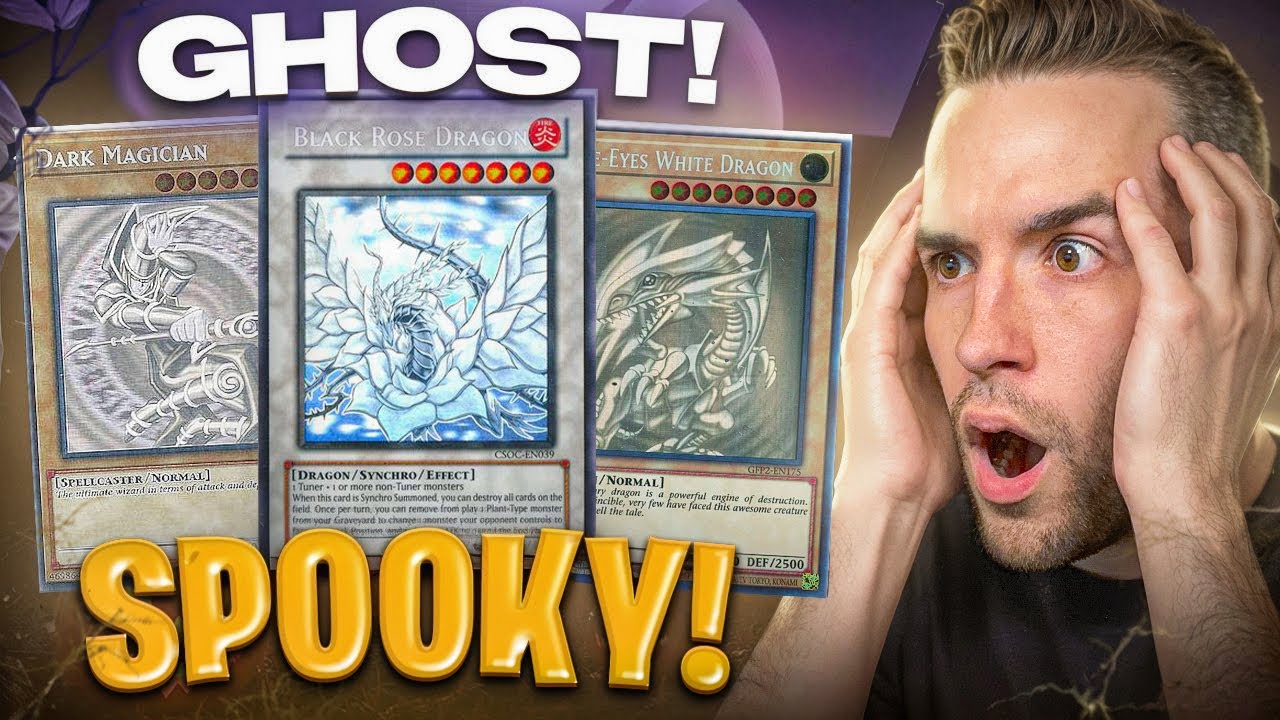 Opening SPOOKY Ghost Rare Yugioh Packs For HALLOWEEN!!