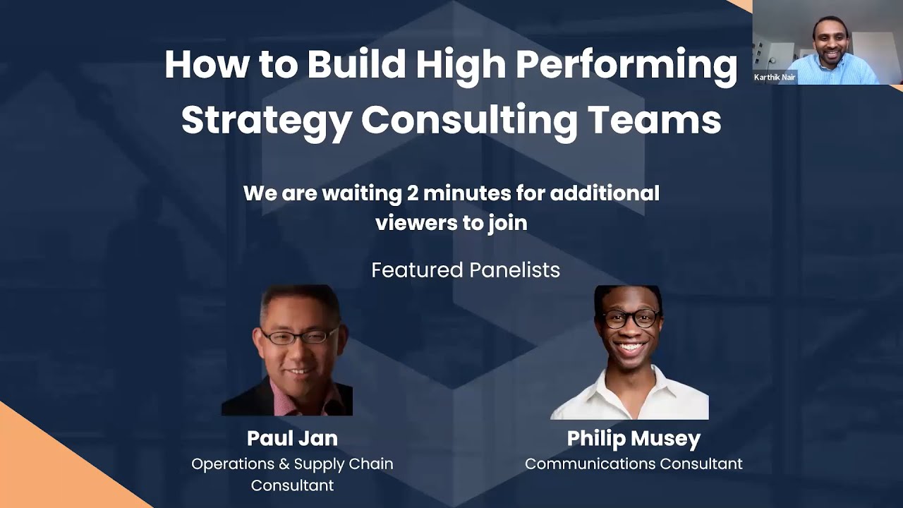 How to Build High Performing Strategy Consulting Teams - Corporate Strategy & Operations