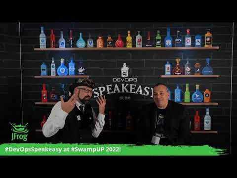 #DevOpsSpeakeasy at #swampUP San Diego 2022 with Evgeny Karasik