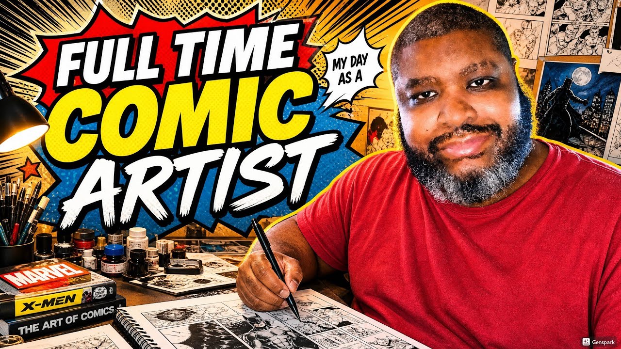 How I Create Comics Full-Time | Daily Workflow