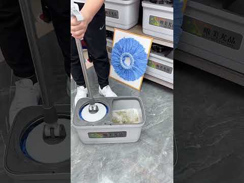Floor Cleaning Spin Mop π Floor Mop π Microfiber Mop #floor #mop #cleaning #shorts 8