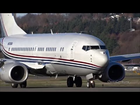 Boeing's Secret Boeing 737-7BC Business Jet Leaves Seattle