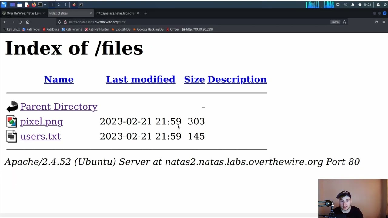 Directory Indexing Attacks | Natas: OverTheWire (Level 2)