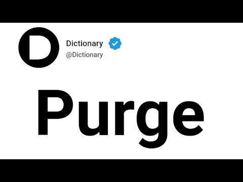 Purge Meaning In English